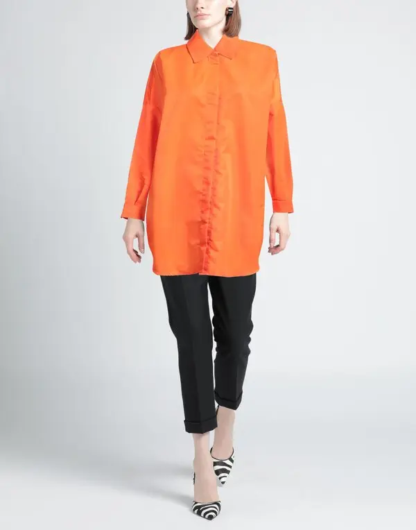 THE FRANKIE SHOP Polyester Overshirt - Orange