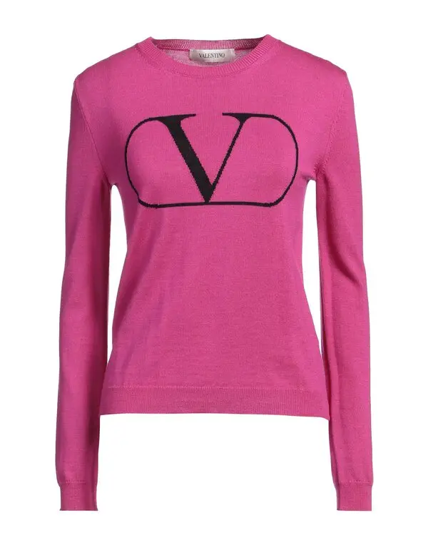 Valentino Garavani Virgin Wool Sweater - Mauve