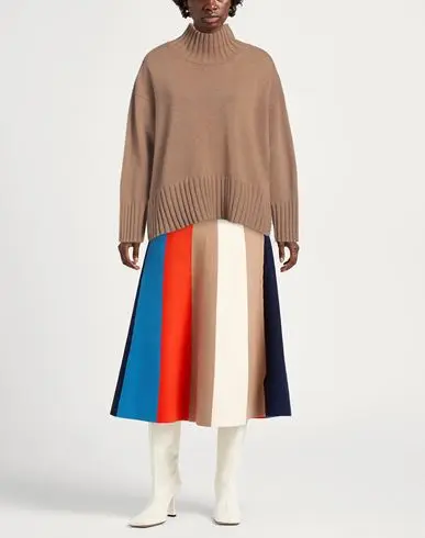 Alpha Studio Turtleneck Knit Top - Beige