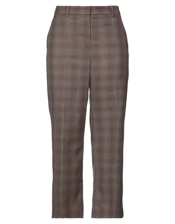 Seductive Checked Flannel Wide Leg Pants