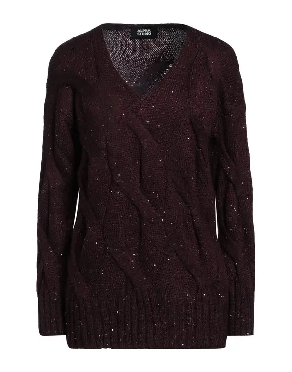 Alpha Studio Sweater With Sequins