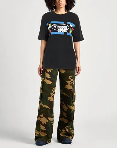 Missoni Printed Cotton T-shirt - Black