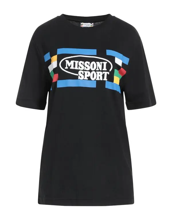 Missoni Printed Cotton T-shirt - Black