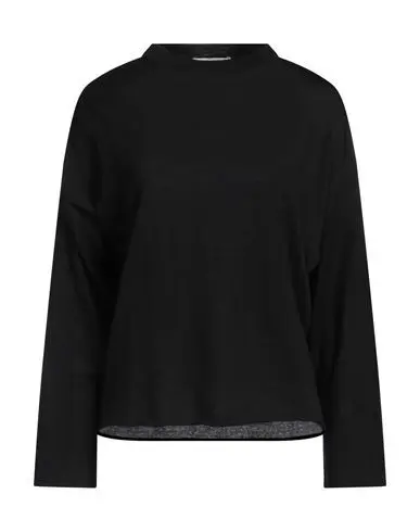 Alpha Studio Knitted Crewneck Sweater - Black