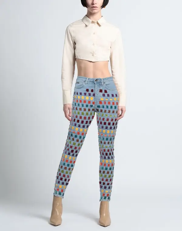 Dolce & Gabbana Skinny Fit Jeans With Logo