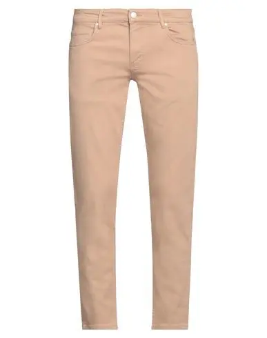 AT.P.CO Tapered Leg Denim Pants - Beige