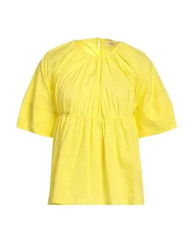 VICOLO Peplum Top - Yellow