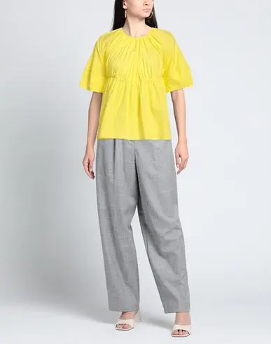 VICOLO Peplum Top - Yellow