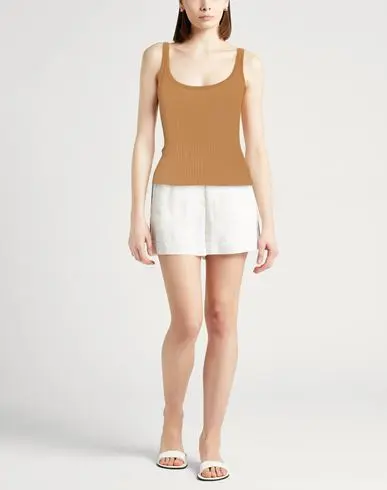 Max Mara Sleeveless Ribbed Silk Top