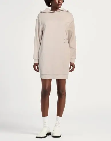 Armani Exchange Cotton French Terry Mini Dress