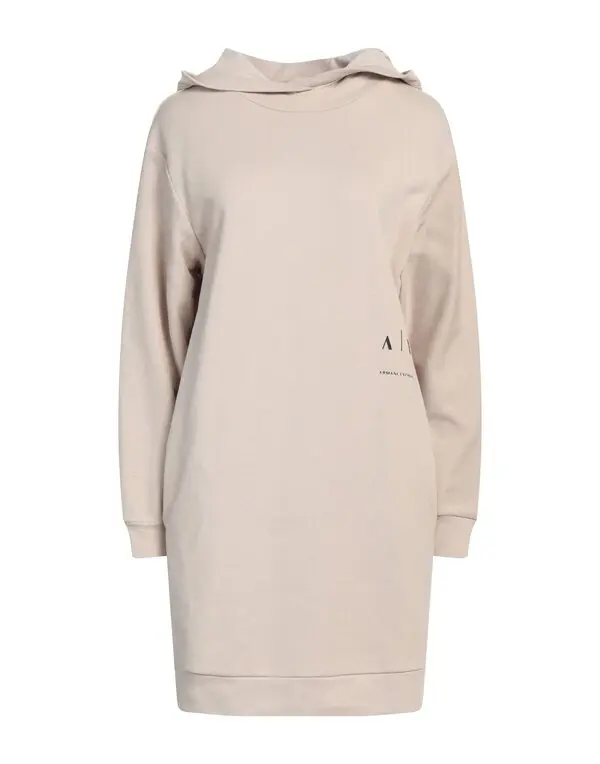 Armani Exchange Cotton French Terry Mini Dress