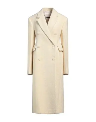 JIL SANDER Pastel Coat In Virgin Wool, Mohair Wool, Alpaca Wool And Polyamide