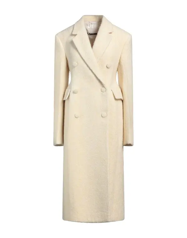 JIL SANDER Pastel Coat In Virgin Wool, Mohair Wool, Alpaca Wool And Polyamide