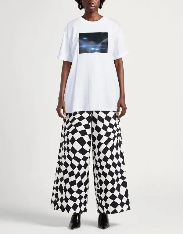 Armani Exchange T-shirt Size Cotton, Polyester, Elastane - White