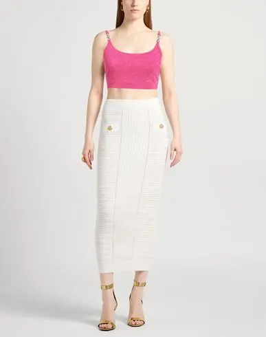 Versace Knitted Crop Top - Pink
