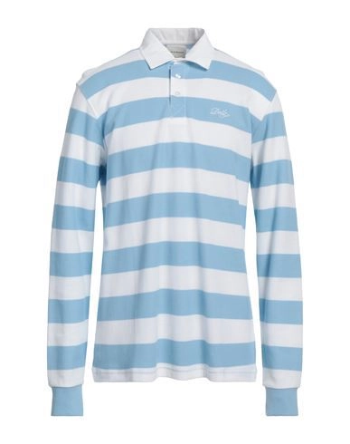 Drole De Monsieur Polo Shirt Light Size Cotton - Blue
