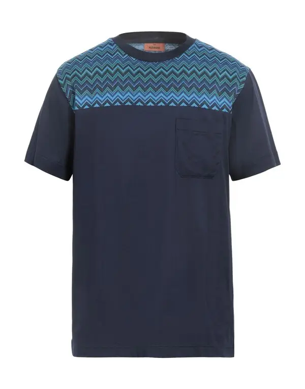 Missoni T-Shirt Midnight Size Cotton In Blue - 45% Off | Editorialist