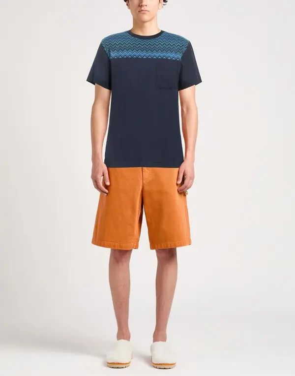 Missoni T-Shirt Midnight Size Cotton In Blue - 45% Off | Editorialist