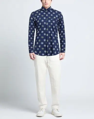DANIELE ALESSANDRINI Shirt Size Cotton, Elastane