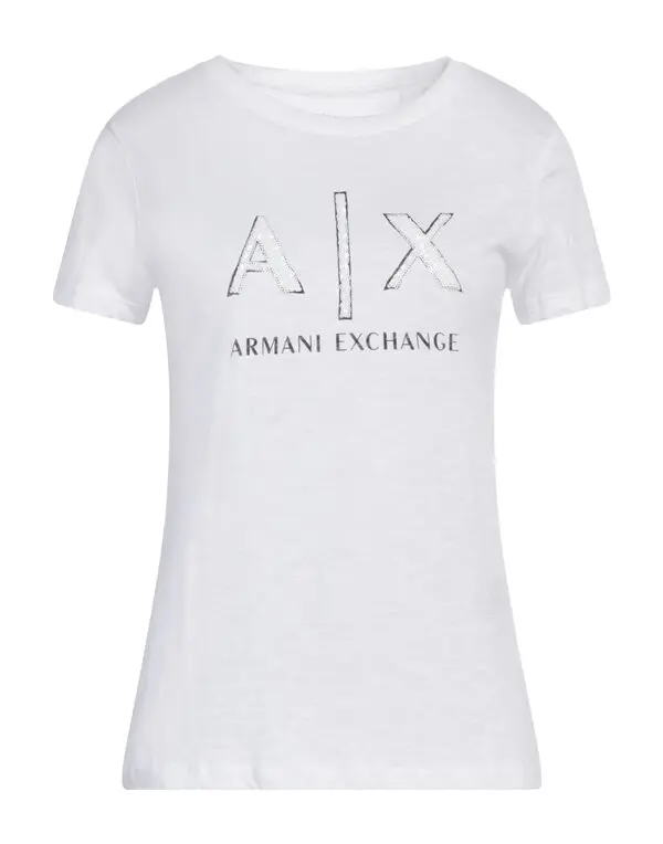 Armani Exchange Logo-print Cotton T-shirt - White