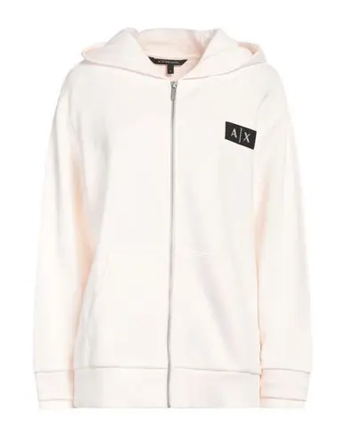 Armani Exchange French Terry Hooded Sweatshirt - White