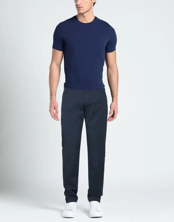 TRUSSARDI Solid Color Tapered Trousers