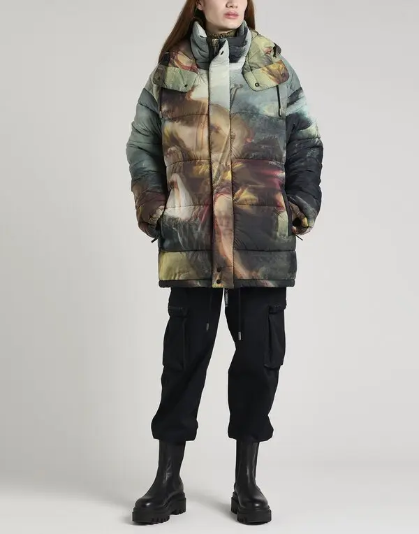 VIVIENNE WESTWOOD Padded Multicolor Shell Coat