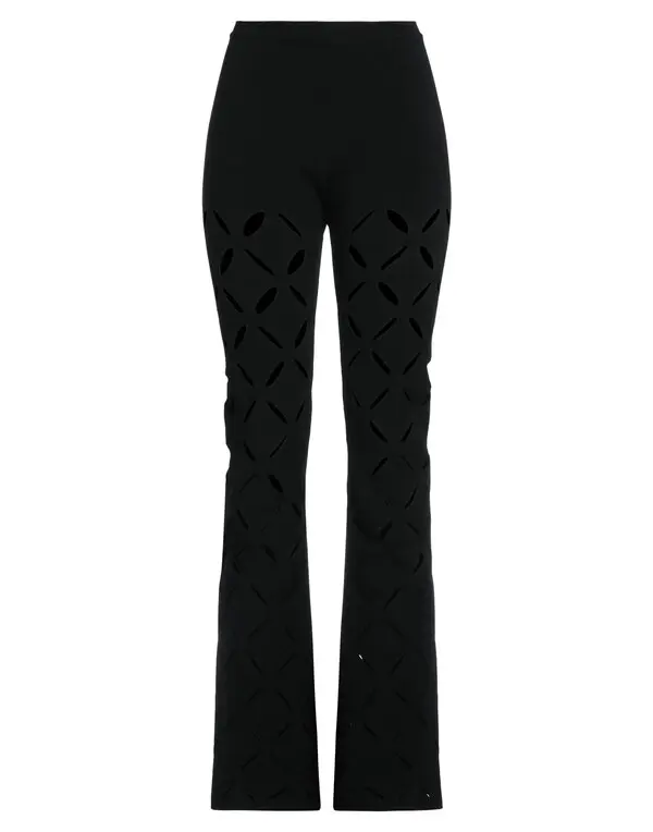 Versace Wide Leg Openwork Trousers