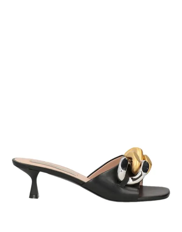 Stella McCartney Embellished Chain Detail Slide Sandals