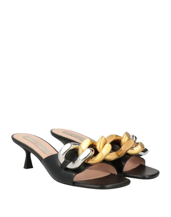 Stella McCartney Embellished Chain Detail Slide Sandals