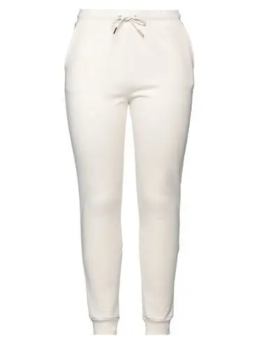 Armani Exchange Cotton Sweatshirt Fleece Drawstring Closure Joggers - White