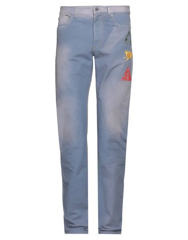 Dior Pants Sky Size Cotton, Calfskin
