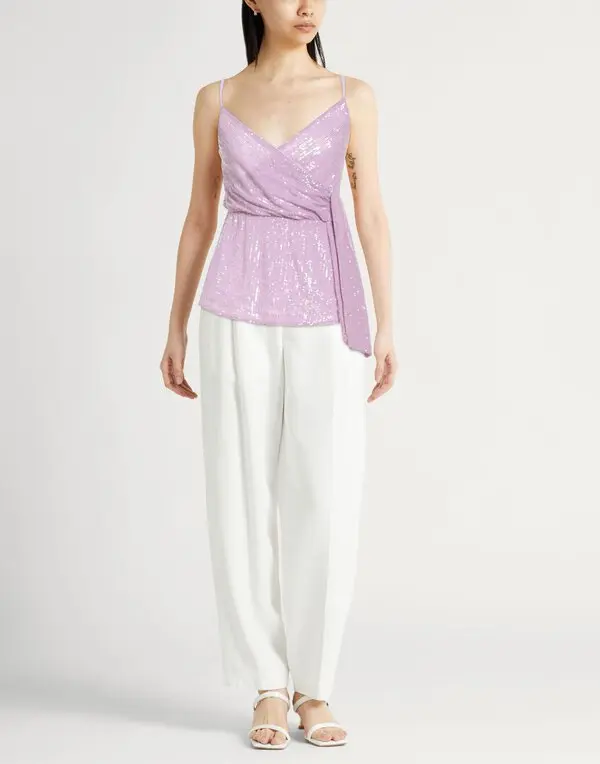 Liu Jo Sequined Peplum Top