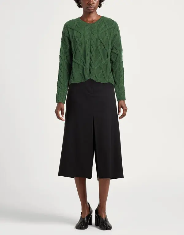 Alpha Studio Sweater In Wool And Alpaca Wool Blend