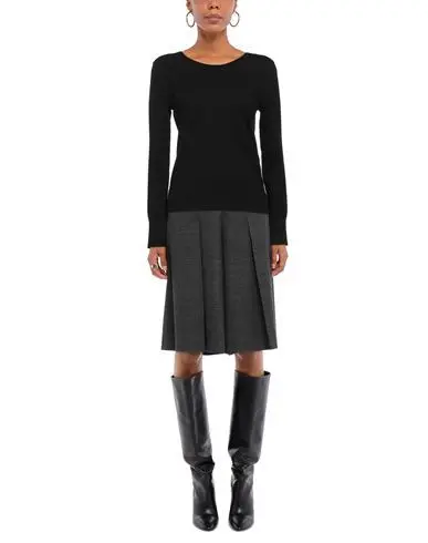 Armani Exchange Long Sleeve Crewneck Knit Sweater - Black