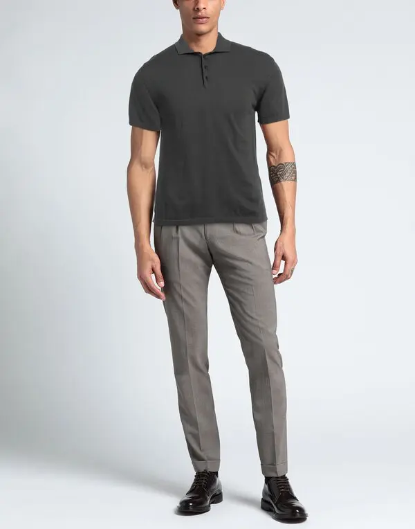 Crossley Polo Shirt Size Cotton - Charcoal