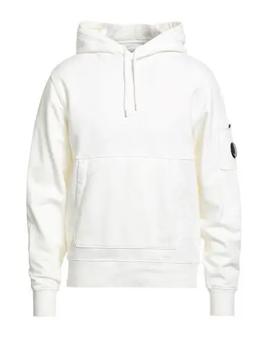 C.P. COMPANY Cotton Fleece Hoodie - White