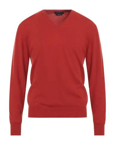 DANIELE FIESOLI Sweater In Wool And Cashmere - Rust