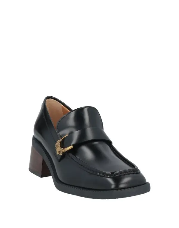 TOD'S Leather Loafers - Black