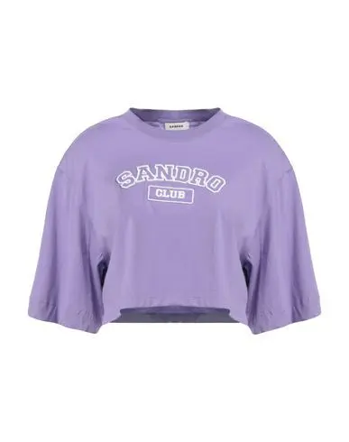 Sandro Cropped Jersey T-shirt