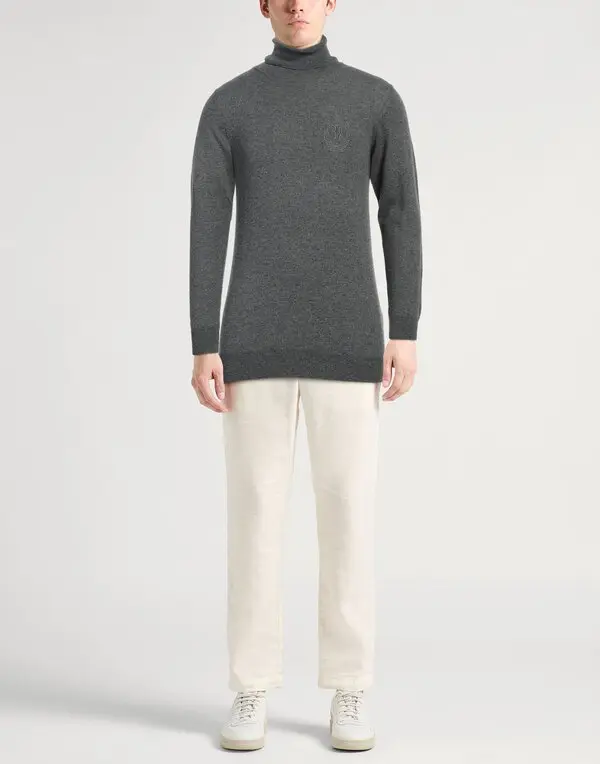 BILLIONAIRE Wool-blend Turtleneck - Grey
