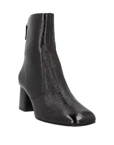 Sandro Glossed-leather Ankle Boots