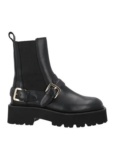 Sandro Leather Ankle Boots - Black