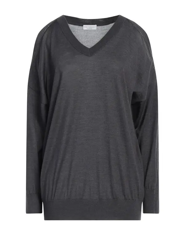 Brunello Cucinelli Cashmere And Silk Sweater - Grey