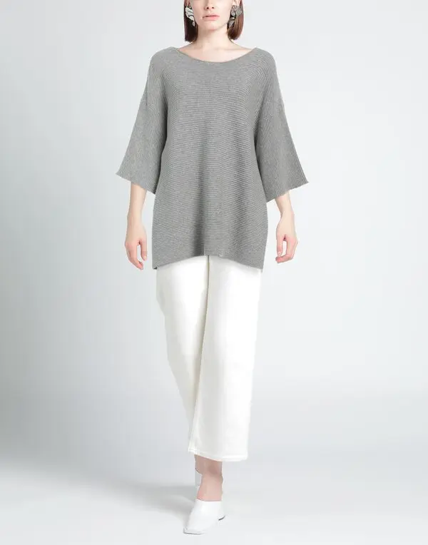 IESSE Knitted Sweater - Light Grey