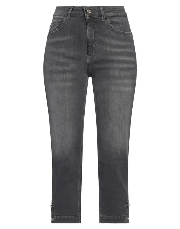 Liu Jo Cotton And Elastane Straight-leg Jeans