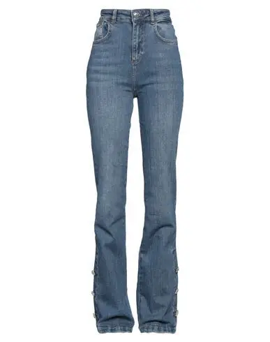 REBEL QUEEN BY LIU •JO High Waisted Flared Jeans