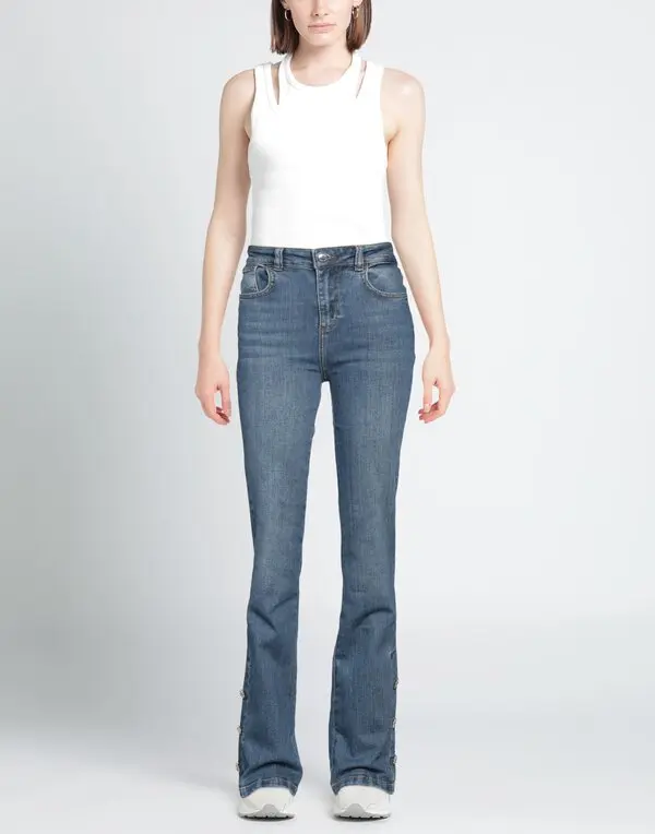 REBEL QUEEN BY LIU •JO High Waisted Flared Jeans