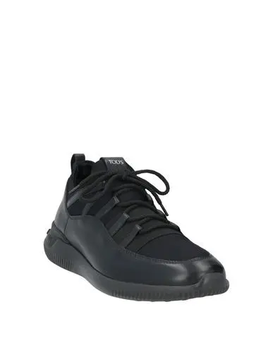 TOD'S NO CODE Leather And Textile Fibers Low-top Sneakers - Black