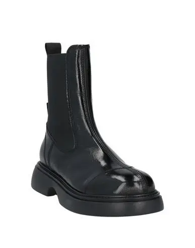 GANNI Ankle Boots Leather - Black